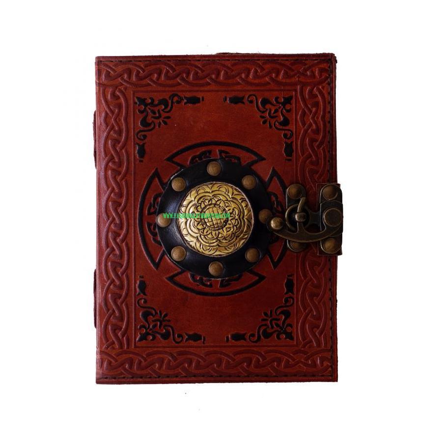 Handmade Leather Journal, Antique Hard Leather Journal | Shaista Handicraft