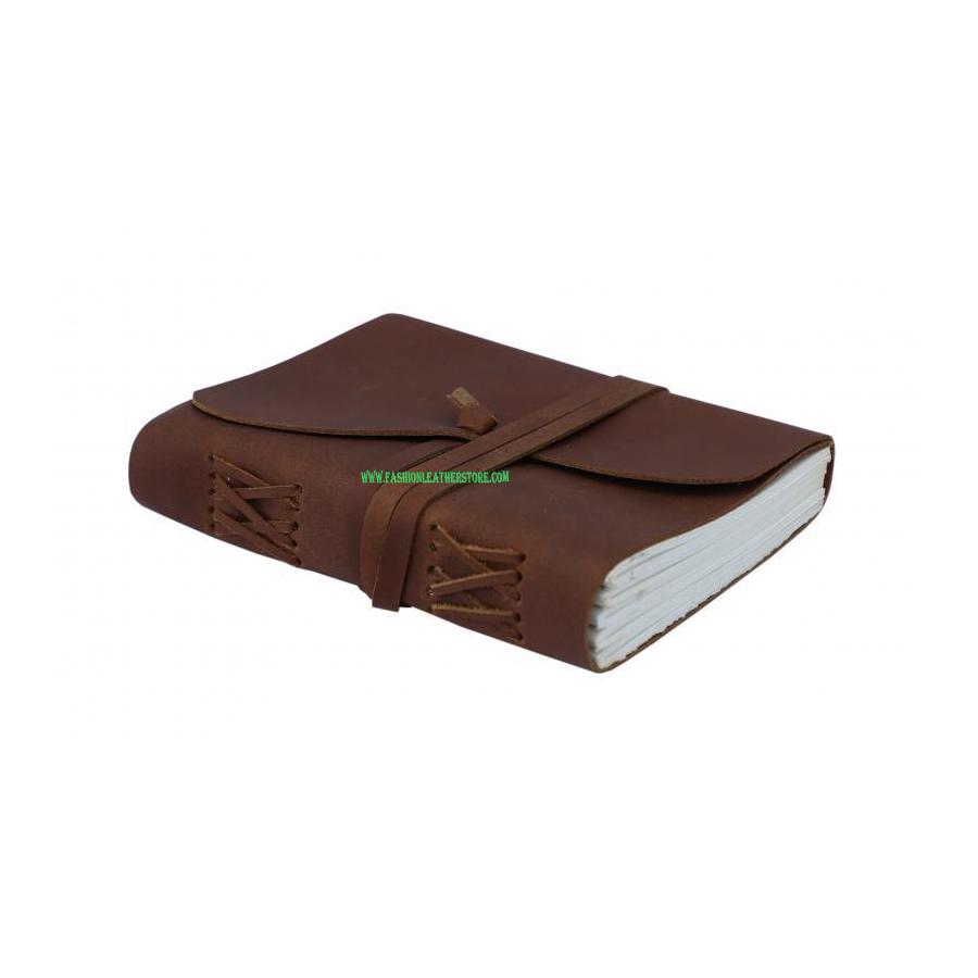 Handmade Leather Journal, Antique Soft Leather Journal | Shaista Handicraft