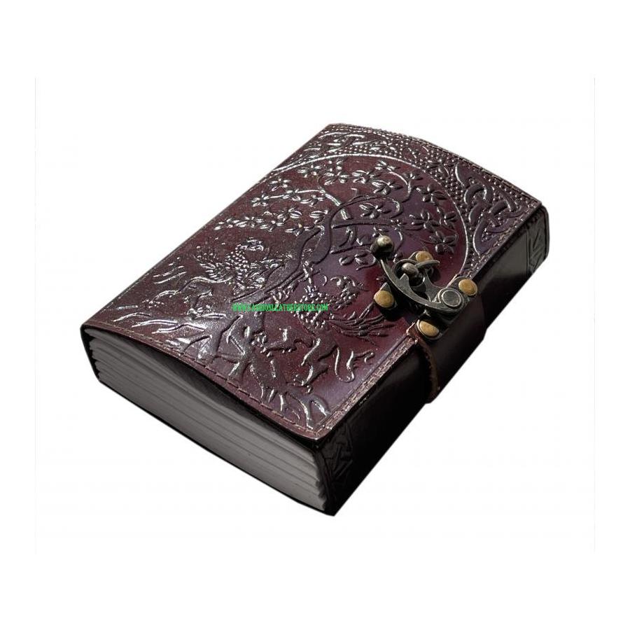 Handmade Leather Journal, Antique Hard Leather Journal | Shaista Handicraft