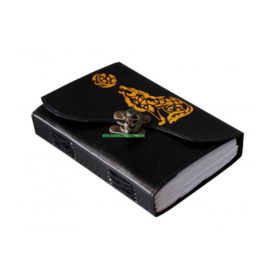 Handmade Leather Journal, Antique Hard Leather Journal | Shaista Handicraft