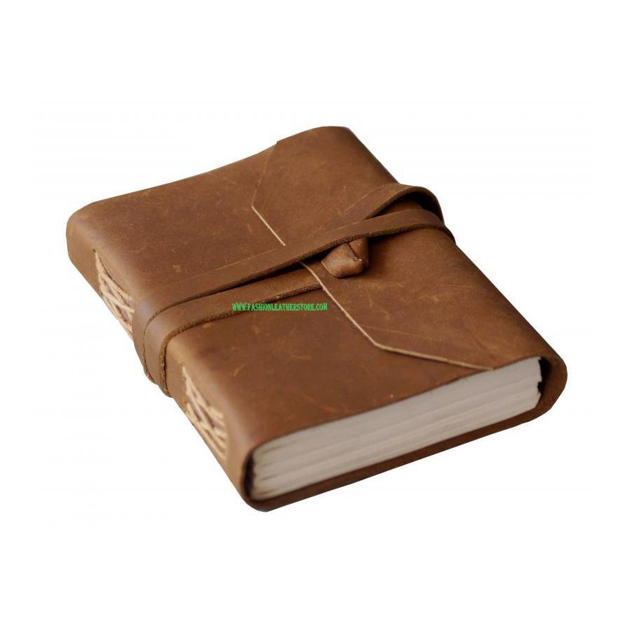 Handmade Leather Journal, Antique Soft Leather Journal | Shaista Handicraft