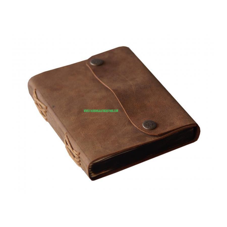 Handmade Leather Journal, Antique Soft Leather Journal | Shaista Handicraft