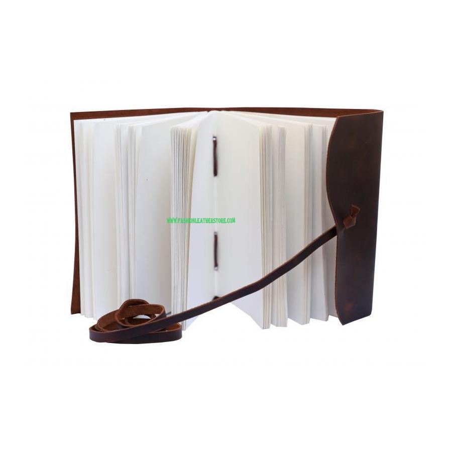 Handmade Leather Journal, Antique Soft Leather Journal | Shaista Handicraft