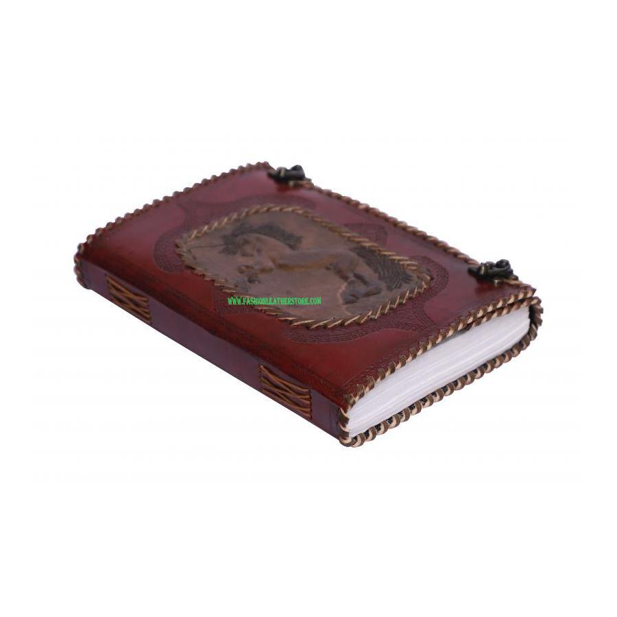 Handmade Leather Journal, Antique Hard Leather Journal | Shaista Handicraft