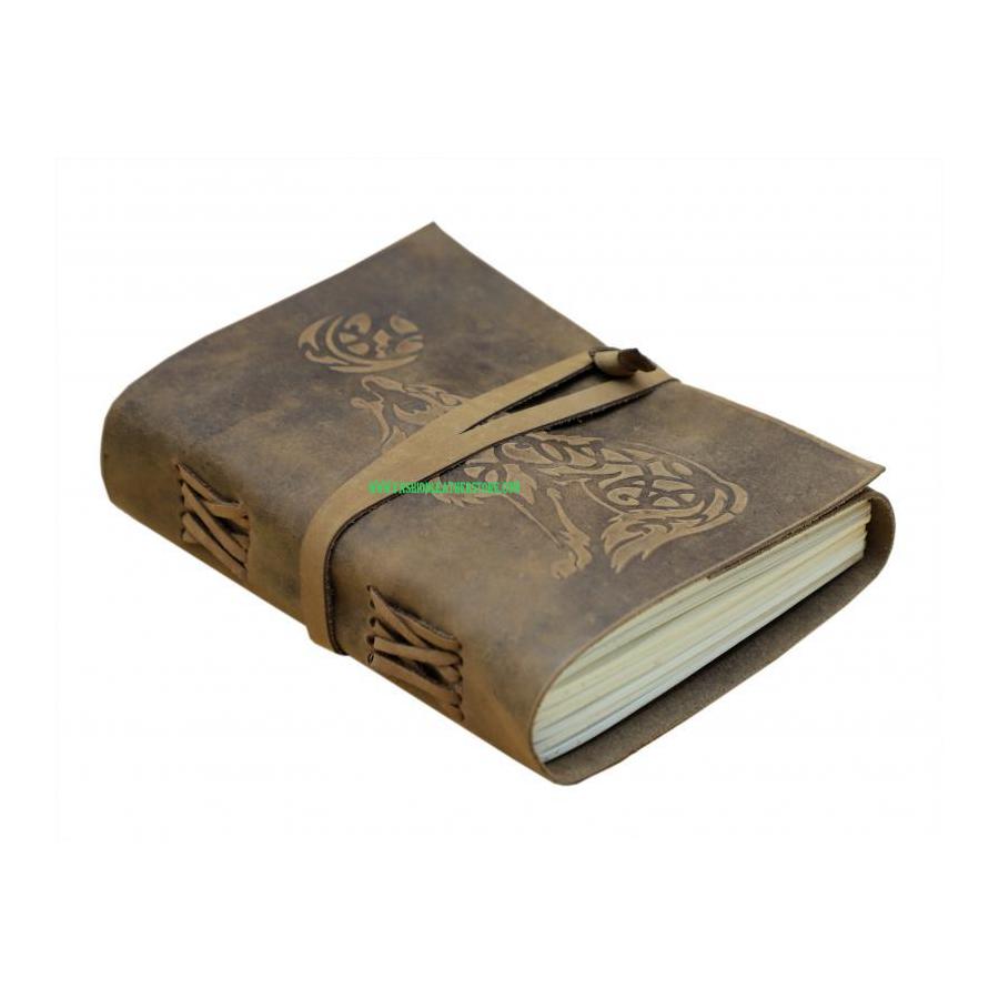 Handmade Leather Journal, Antique Soft Leather Journal | Shaista Handicraft